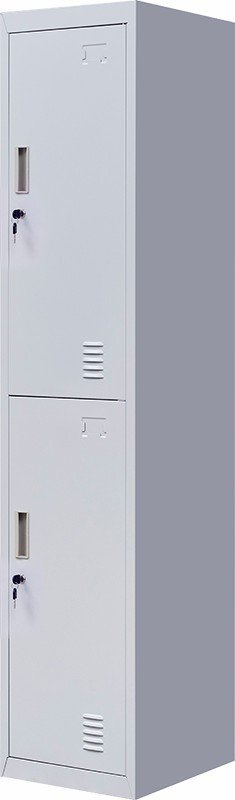 Shop Standard Lock 2-Door Vertical Locker for Office Gym Shed School ...