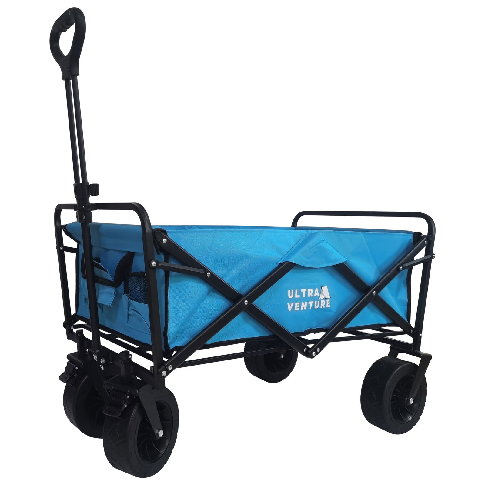 Shop UltraVenture Collapsible Folding Outdoor Beach Utility Wagon Camp ...