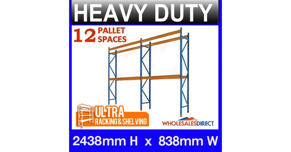 Shop ULTRA Pallet Racking 12 Space Package - Dexion Compatible Online