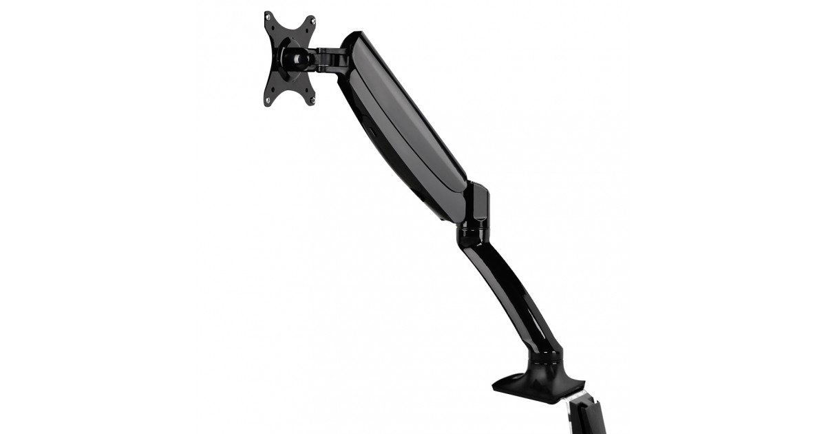 Shop Fully Adjustable Single Monitor Arm Stand Black Online