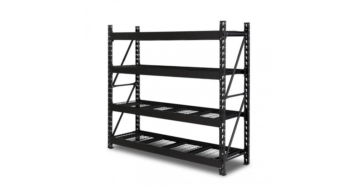 Shop Giantz 2M Warehouse Racking Shelving Heavy Duty Steel Garage ...