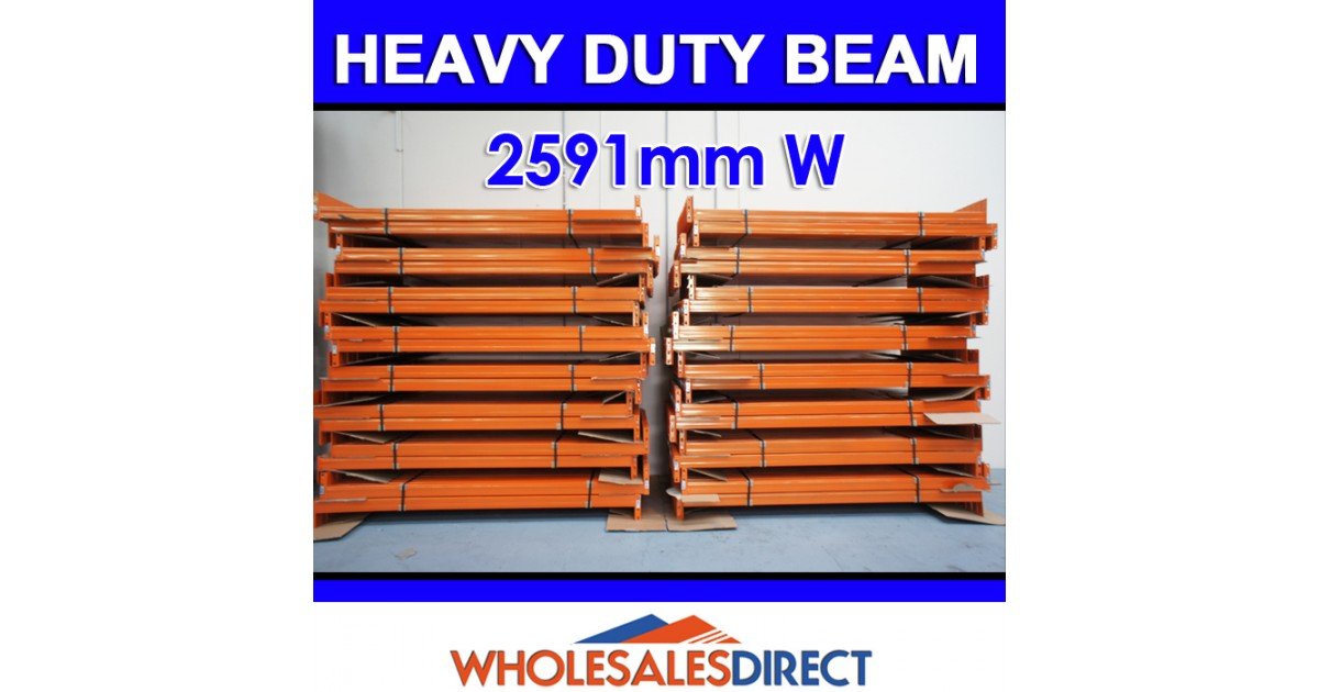 Shop Pallet Racking Beam 2591 x 100mm 2000kg Heavy Duty Online