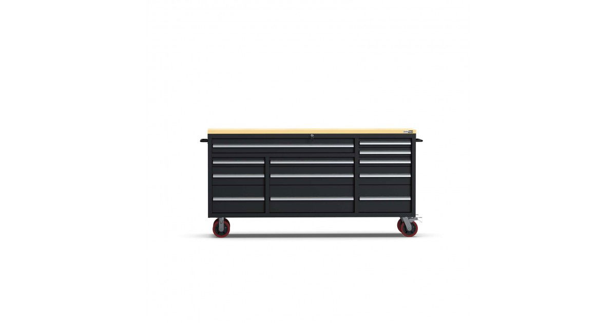 Shop UltraTools 1970mm x 500mm x 950mm Economy 72" 12 Drawers Mobile ...