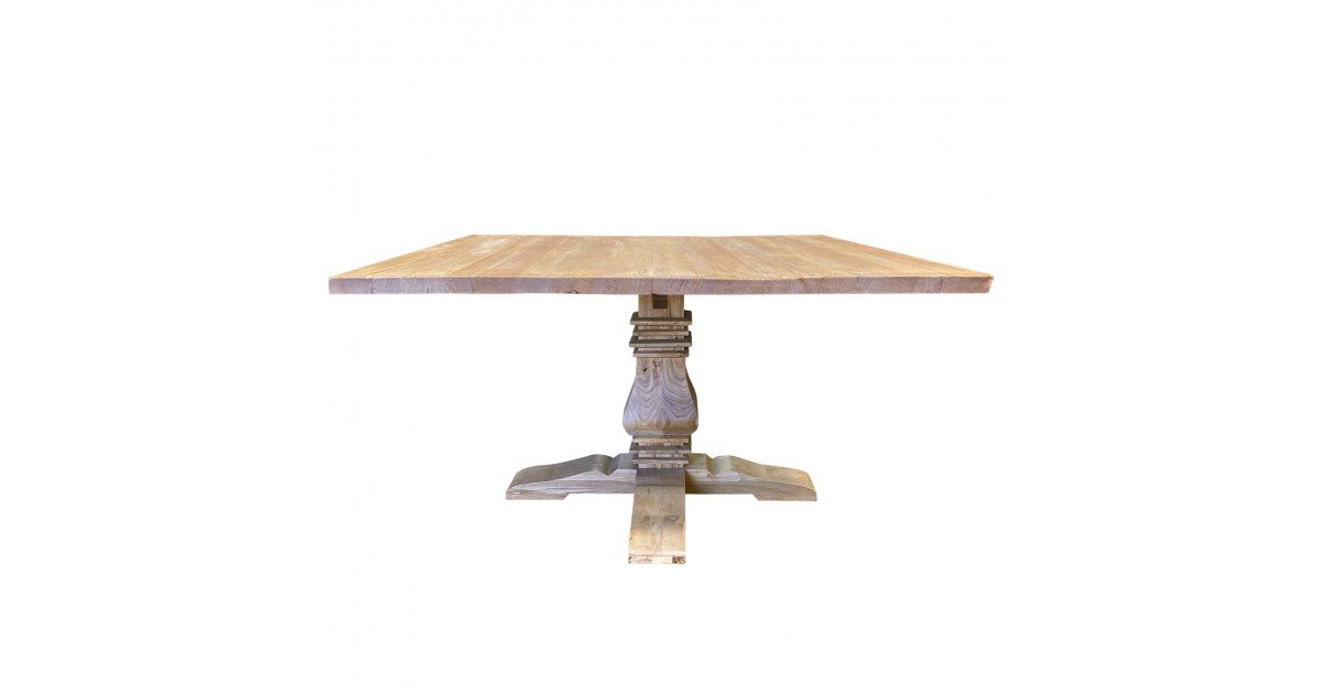 Shop French Provincial Chateau Pedestal Square Dining Table Online