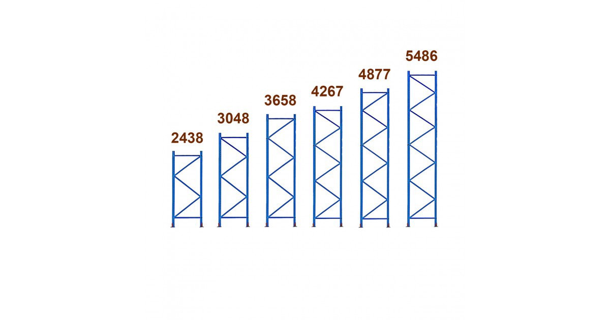 Shop Pallet Racking upright Frames 2438mm to 5486mm Online