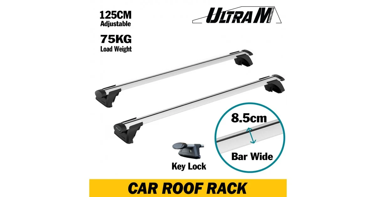 Shop ULTRAMOTOR 128cm Universal Fit Adjustable 8.5cm Extra Width Cross ...