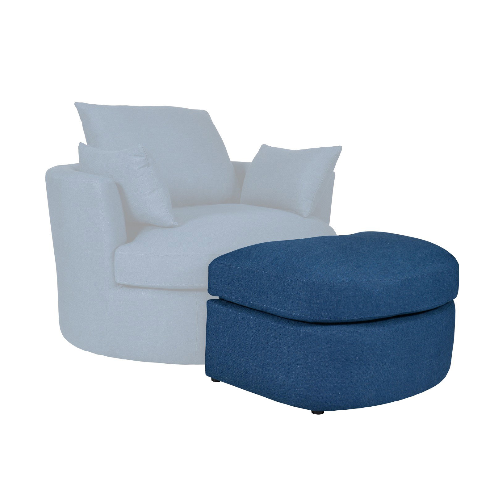 Shop Austin Linen Foot Stool Ottoman Online