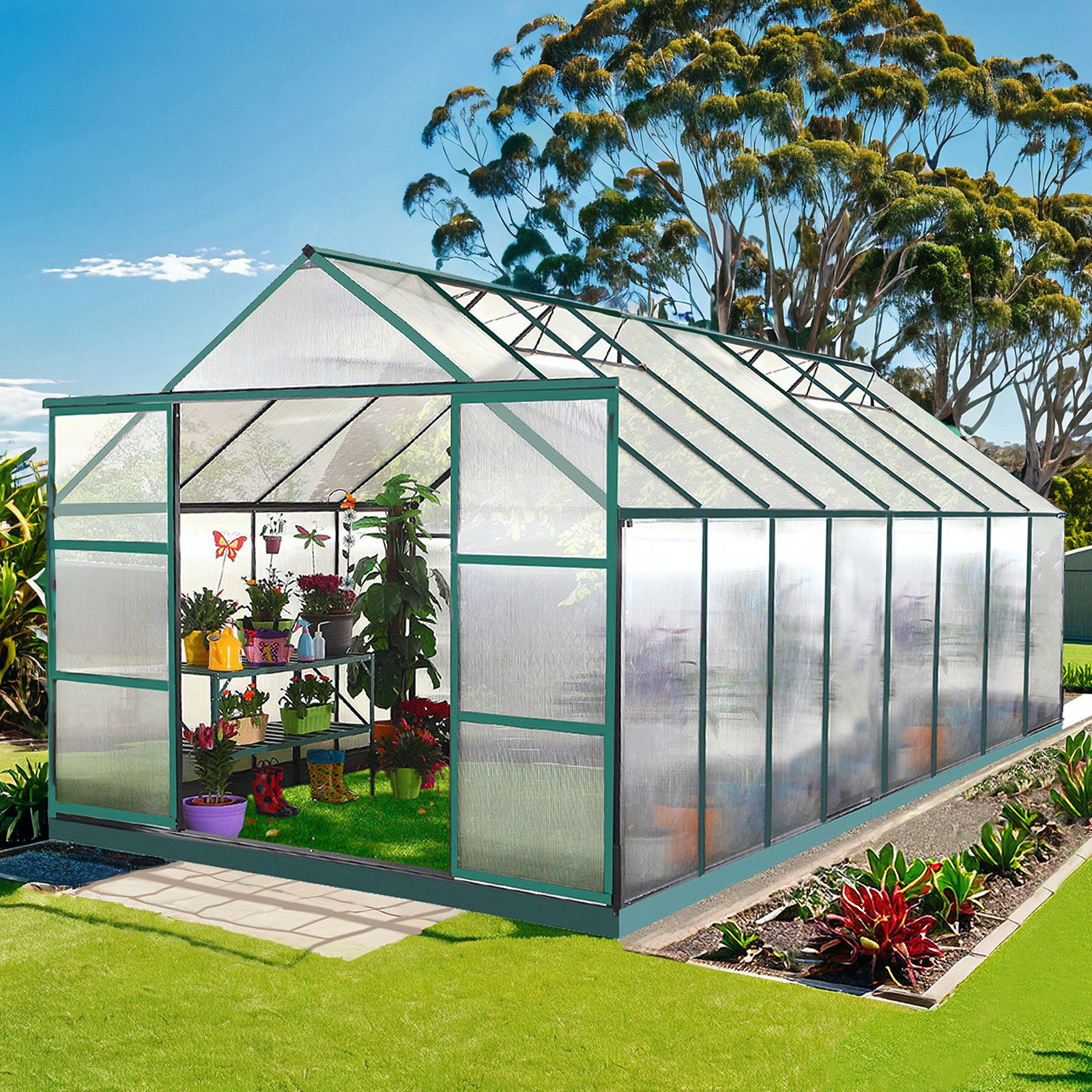 Shop EcoPro Greenhouse 10 x 10ft 6mm Panels 2.78m Height Online
