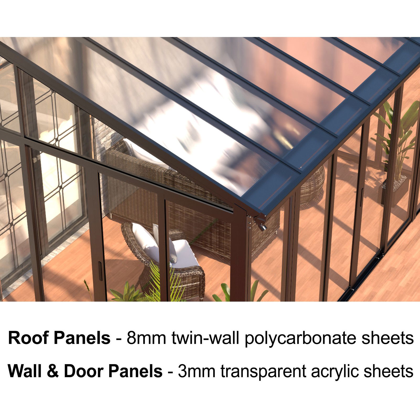 Shop DIY Aluminium Luxury Outdoor Sunroom Kit 10 x 14 ft Online