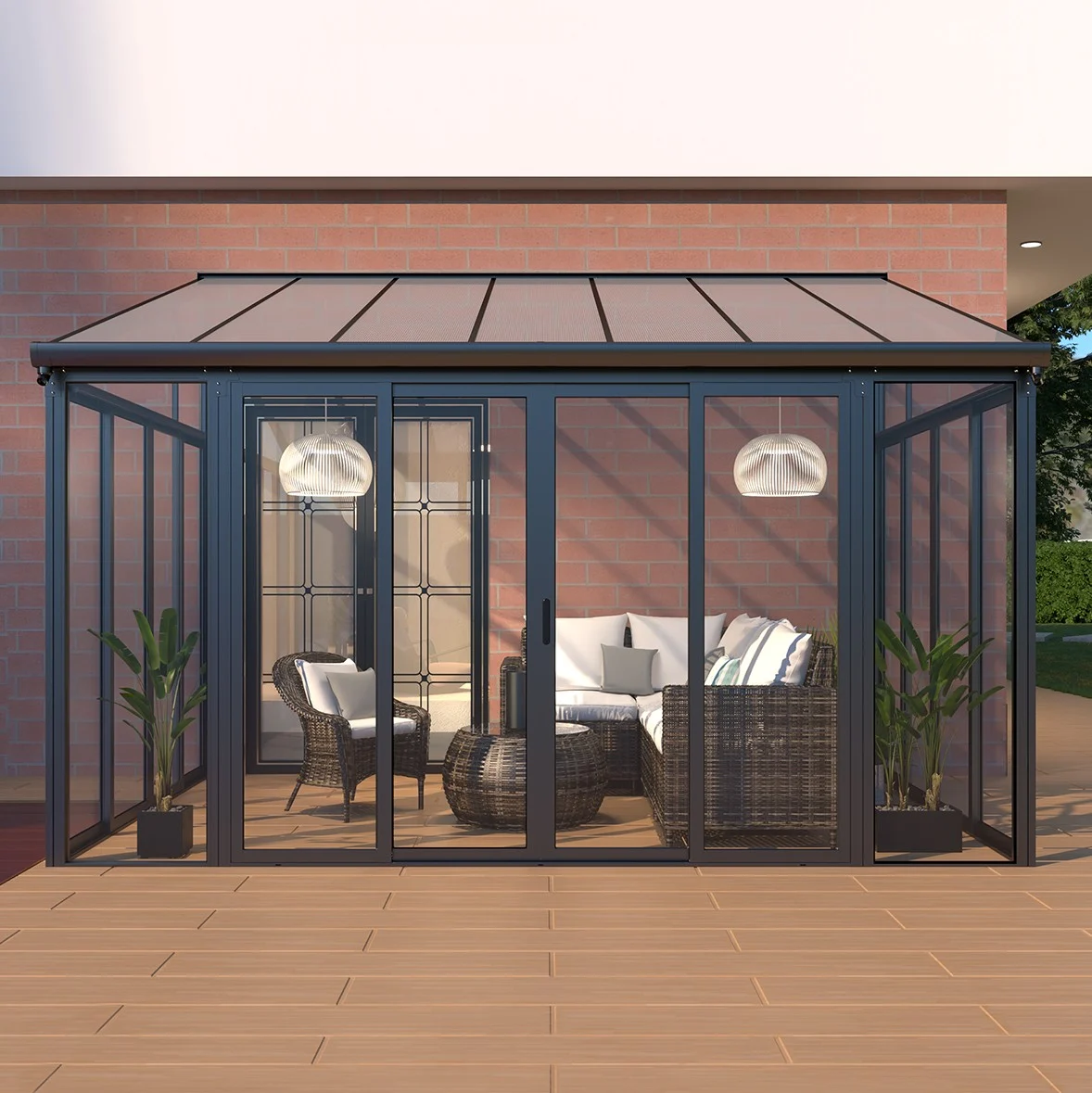Shop DIY Aluminium Luxury Outdoor Sunroom Kit 10 x 14 ft Online